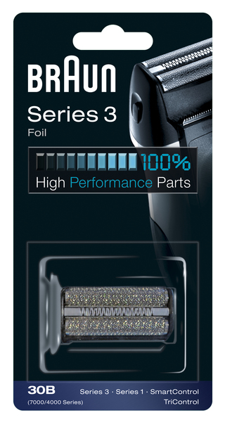 BRAUN TERÄVERKKO JA TERÄ 30B - musta, 7000/4000 Series, Series-3, Smart ...